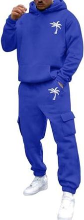 Generic Surv&ecirc;tement Homme Ensemble 2 Pi&egrave;ces Sweats &Agrave; Capuche et Pantalon de Sport Manches Longues Sportswear Survetement Hiver Casual Elegante Streetwear Tenu