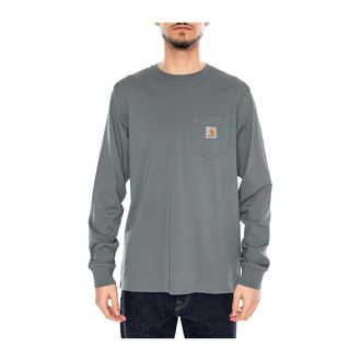 Carhartt Work in Progress L/S Pocket Long Sleeve Top - - Tops - Herren - Gr&uuml;n - S