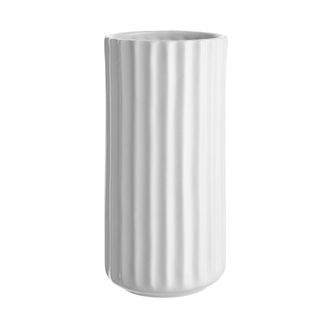 Butlers Blumenvase LIV weiße Keramik Vase 20cm hoch | Vintage Deko-Vase für Pampasgras und Trockenblumen | Vase für Tischdeko oder als Buchvase