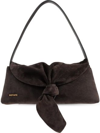 Rotate Rotate Birger Christensen, Femme, Sacs, Brun, Taille: ONE Size Suede Shoulder Bag