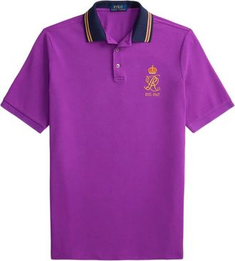 Polo Ralph Lauren Poloshirt mit Stickerei - Violett