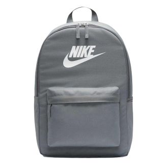 Nike Heritage Rucksack, Logo (Grau/Wei&szlig;)