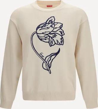 Kenzo Kenzo Tulip wool and cotton Sweater Male M