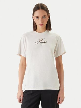 HUGO BOSS T-Shirt Vintage 50560566 &Eacute;cru Regular Fit