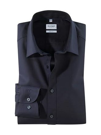 Olymp homme chemise business &agrave; manches longues Level Five,body fit,New York Kent,Nachtblau 14,39
