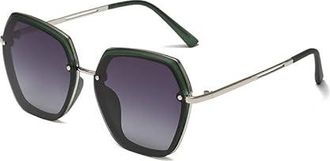 Generic Lunettes de soleil polarisées rétro tendance pour hommes pare-soleil dextérieur plage (couleur : C, taille : moyen) 2026