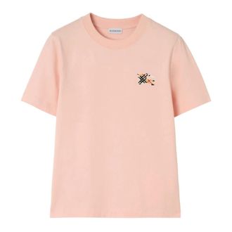 Burberry Kompaktes T-Shirt - - Tops - Damen - Rosa - S