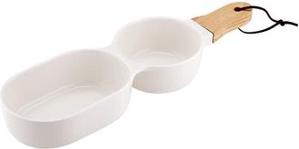 Ladelle 61118 Servier-Stick Classic, Porzellan, weiß, 34.5 x 9.5 x 4.8 cm