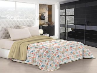Italian Bed Linen Doubleface Sommersteppdecke Fantasy, Microfiber, Different, Kleine Doppelte
