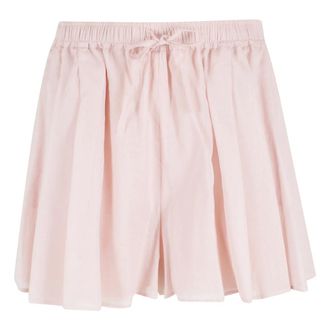 Federica Tosi Femme, Shorts, Rose, Taille: 38 FR Shorts en mousseline de coton