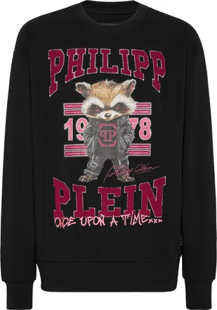 Philipp Plein Fleece Sweatshirt College Raccoon