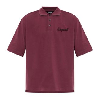 Dsquared2 Signature Polo - - Tops - Herren - Rot - 3XL