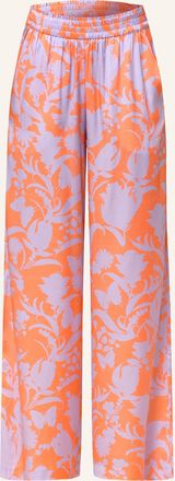 Darling Harbour Darling Harbour Marlenehose Aus Seide orange