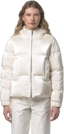 K-Way Femme, Vestes, Blanc, Taille: 44 FR Lethille Thermo Pearly Jacket