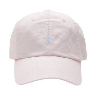 Polo Ralph Lauren Casquette Iconique en Coton Chino - Homme - Accessoires - Rose - Taille: ONE Size