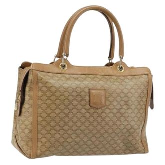Celine Sac &agrave; main Pre-owned en toile - Femme - Pre-owned - Beige - Taille: ONE Size