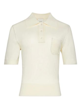Calvin Klein polo en laine - Tons neutres