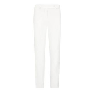 Michael Kors Gerade Polyesterhose - - Trousers - Damen - Wei&szlig; - L