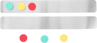 Artibetter 2st&uuml;cke Magnetstreifen zum Aufkleben aus Metall Selbstklebende Magnetleisten f&uuml;r Pinnwand Wandpinnwand K&uuml;hlschrankmagnetstreifen und Pr&auml;sentationstafe