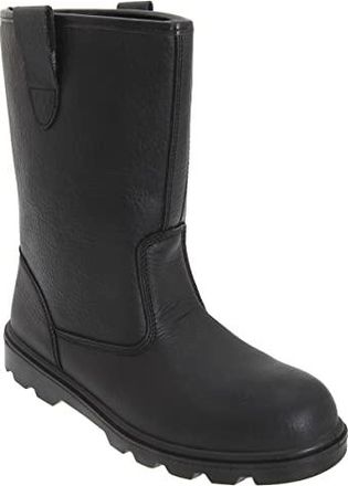 Grafters Bottes de s&eacute;curit&eacute; de manutentionnaire - Homme (50 FR) (Noir)