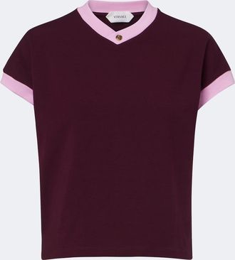 Versace T-Shirt Medusa aus Jersey