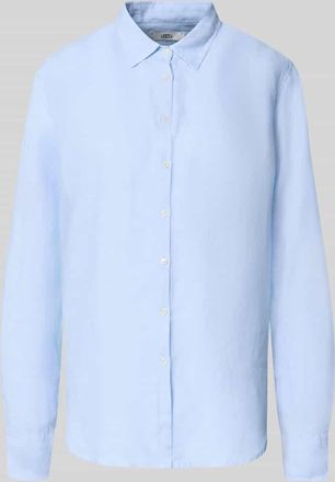 0039 Italy Hemdbluse aus Leinen mit Kentkragen Modell MIRA