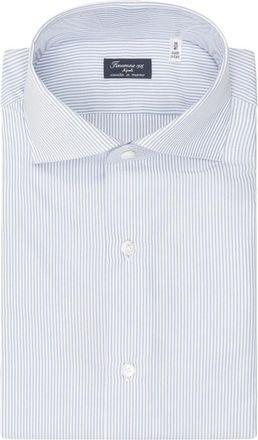 Finamore Milano Eduardo Shirt - Homme - Chemises - Bleu - Taille: 3XL