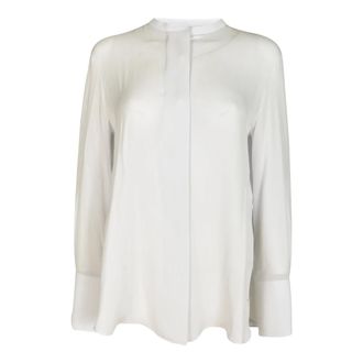 Giorgio Armani Elegantes Hemd - - Blouses & Shirts - Damen - Wei&szlig; - S