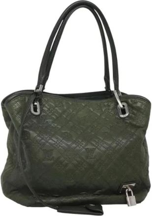 Louis Vuitton Pre-owned Toile sacs-louis-vuitton - Femme - Pre-owned - Vert - Taille: ONE Size
