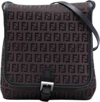 Fendi Sac bandouli&egrave;re vintage Pre-owned - Femme - Pre-owned - Brun - Taille: ONE Size