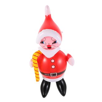 Artibetter Aufblasbare Weihnachtsmann-gartendekoration Für Außenbereich Party Und Veranda Schnell Aufzubauen Wetterfest Und Platzsparend Für Aufbewahrung