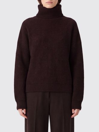 Uma Wang Pull &agrave; col roul&eacute; en pure laine avec &eacute;paules tombantes