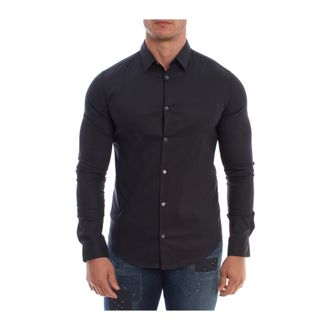 Emporio Armani Homme, Chemises, Bleu, Taille: L Chemise en nylon stretch