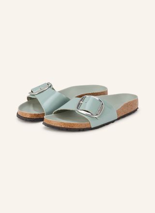 Birkenstock Pantoletten Madrid Big Buckle blau