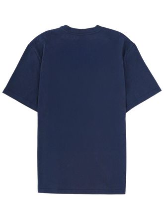Isabel Marant Regular Fit Cotton T-Shirt - Blue