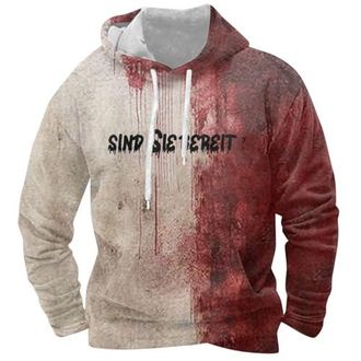 Generic Sweat &agrave; capuche &agrave; manches longues pour homme, d&eacute;contract&eacute;, ample, confortable, pour les jeux de r&ocirc;le, Noir, 3XL
