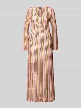 Gina Tricot Slim Fit Maxikleid in Strick-Optik