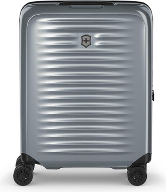 Victorinox by Swiss Army Airox Global Hardside Carry-On, Handgep&auml;ckkoffer Klein, Trolley, Leicht, Damen/Herren, 55 x 40 x 20 cm, 33 Liter, Silber