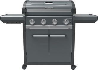 Campingaz bbq Gaz premium 4 s 37287 - Grille Culinary et plancha fonte &agrave; rebords - R&eacute;chaud