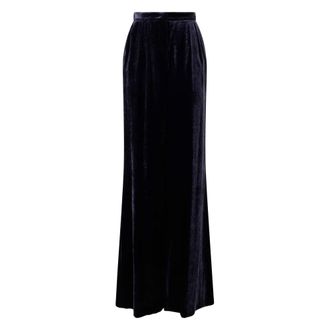 Alberta Ferretti Femme, Jupes, Bleu, Taille: 42 FR Robe longue &eacute;l&eacute;gante &agrave; taille haute