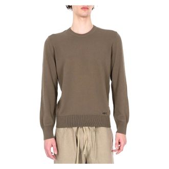 A.P.C. Rundhals-Strickware - - Knitwear - Herren - Braun - L