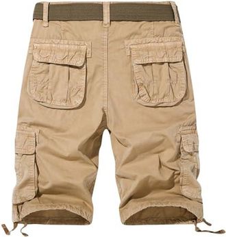 Generic Pantalon cargo pour homme avec poche ample et style d&eacute;contract&eacute;, kaki, 50