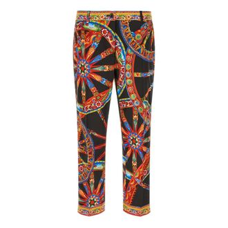 Dolce & Gabbana Femme, Pantalons, Multicolore, Taille: 40 FR Pantalons