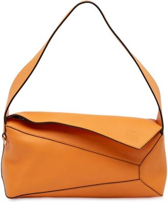 Loewe Hobo Bags - Calfskin Puzzle Hobo - Gr. unisize - in Orange - f&uuml;r Damen