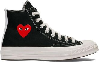 Comme Des Garçons Homme, Chaussures, Noir, Taille: 39 EU Chaussures plates noires pour un style ludique
