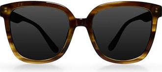 Carlheim Lunettes de Soleil Mona Uv400 pour Femme, Noir, 133mm