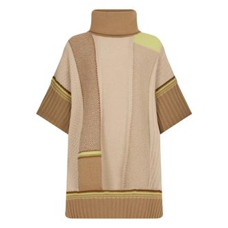 Malo Oversized Pullover - - Knitwear - Damen - Beige - XS