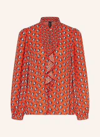 Marc Cain Blusenshirt Mit Volants rot