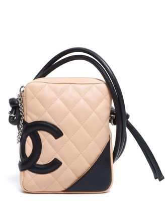 Chanel sac porté épaule Cambon Line (2004) - Tons neutres