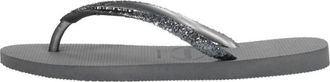 Havaianas Femme, Chaussures, Gris, Taille: 35 EU Slim Glitter Flip Flops